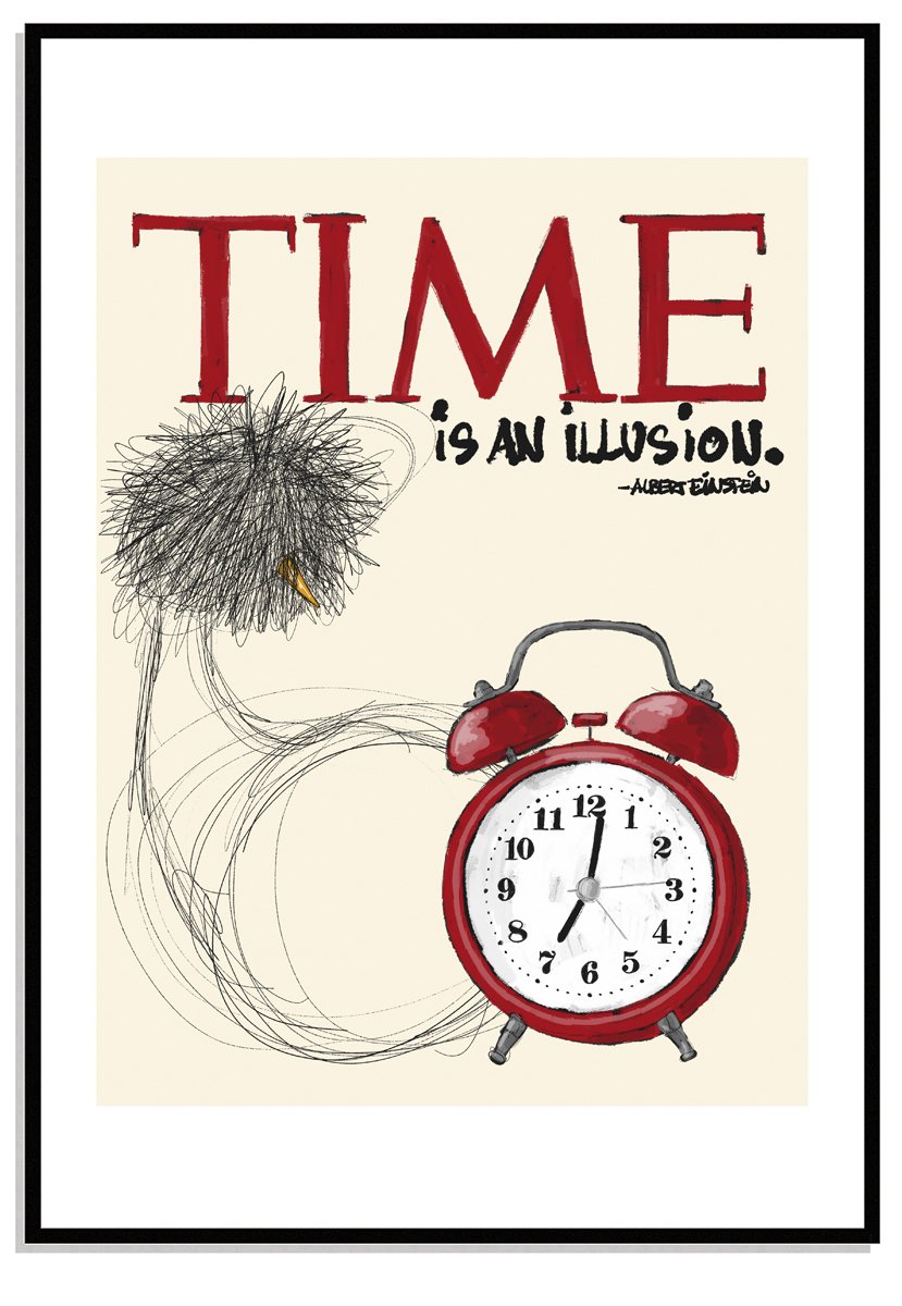 Time is a illusion - Streger - DOK plakater